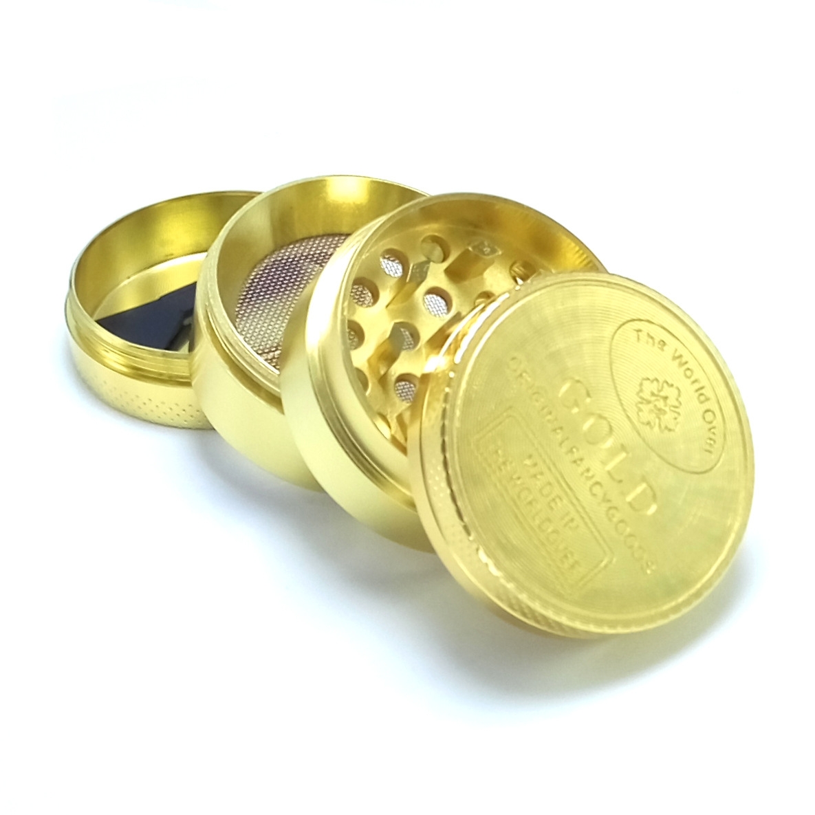 Gold Coin Pattern Grinder – Weed Grinder