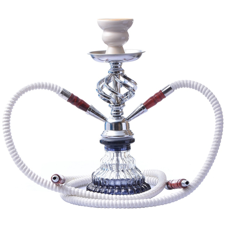 Double Pipe Hookah Glass Pot Set – Weed Grinder