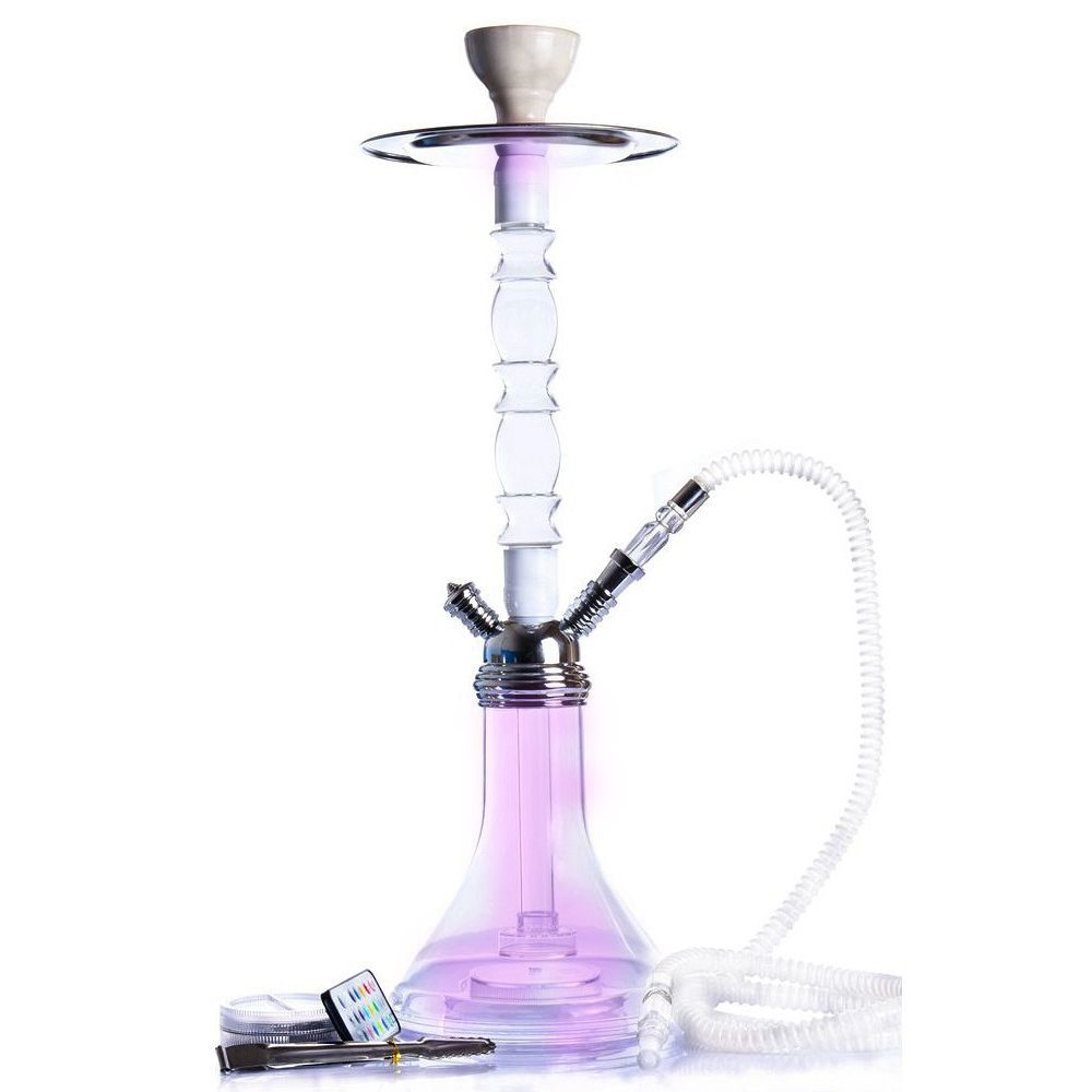 Single Pipe LED Hookah Set – Weed Grinder