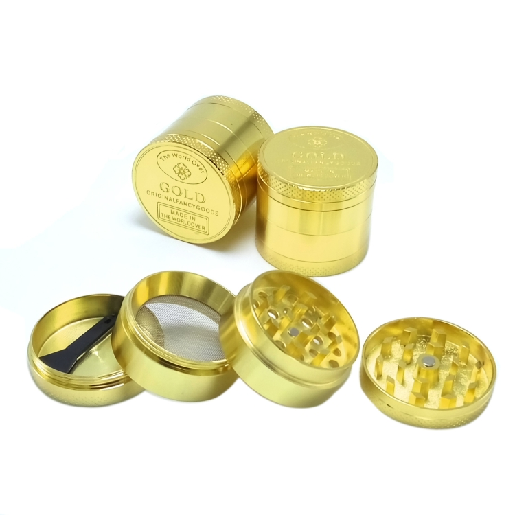 Gold Coin Pattern Grinder – Weed Grinder